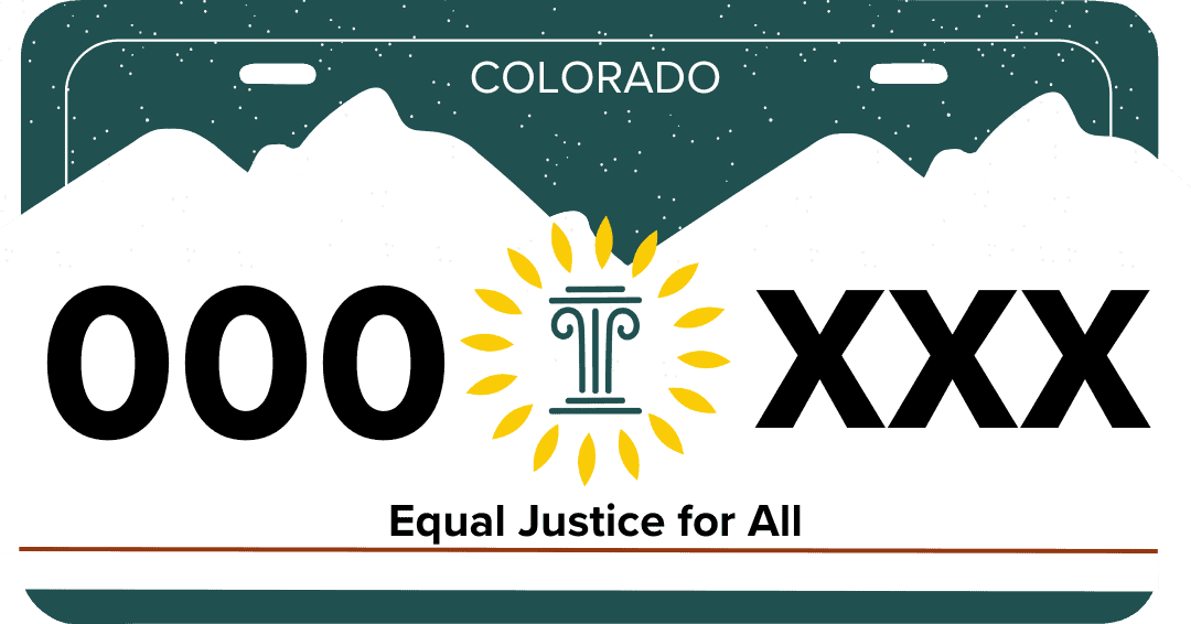 Colorado legal aid organizations aim to create special license plate to ...